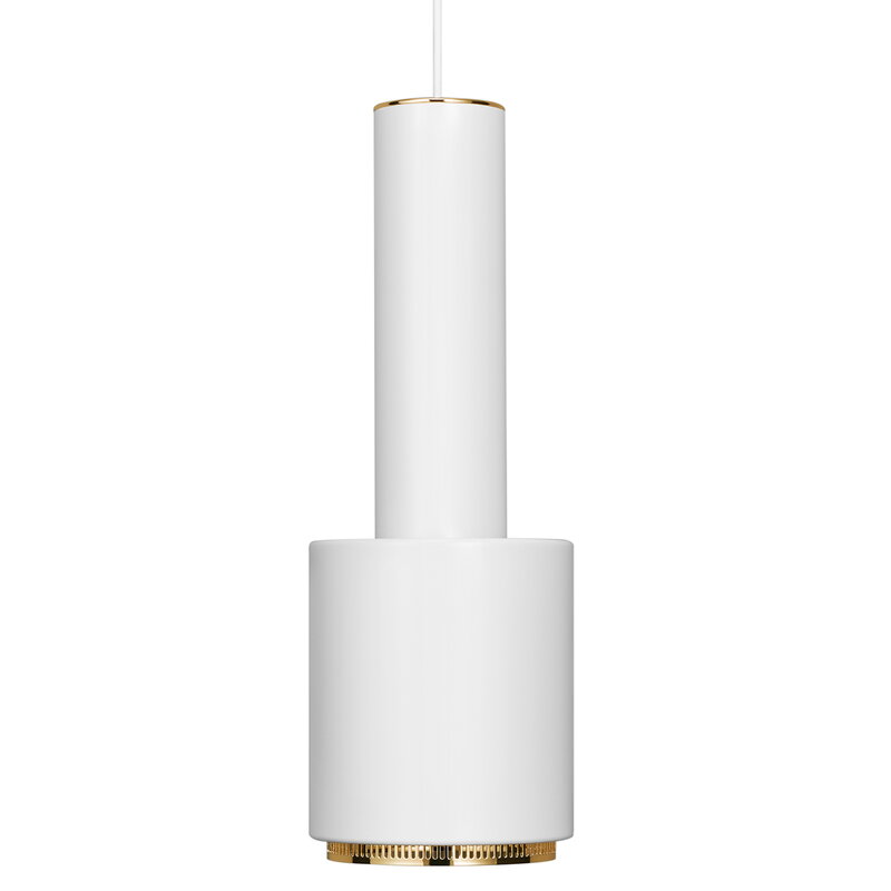 Artek Aalto Pendant Lamp A110 "Hand Grenade" - White | One52 Furniture.